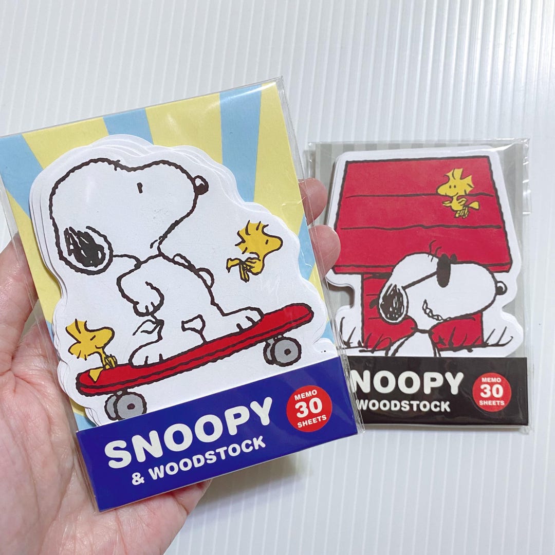 Peanuts Snoopy Memo Paper Planner Decor Journaling Schedule - Etsy
