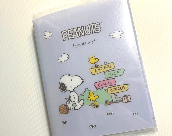 Peanuts Snoopy 26 Holes Binder - Etsy