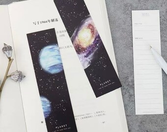 BEST VALUE Printable Bookmarks Set of 3 Galaxy Bookmark - Etsy