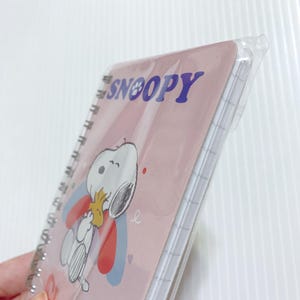 Peanuts Small Snoopy Notebook Spiral Notebooks Lined Cute Stationery ...