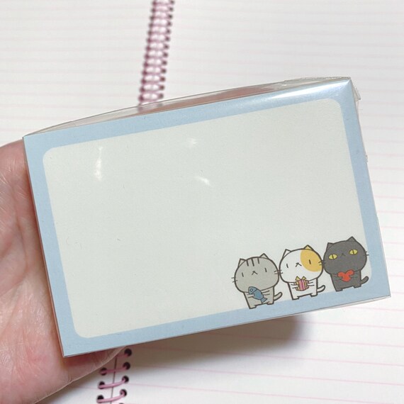 136 Sheets Cat Memo Set Kitty Memo Paper Friend Penpal Cute | Etsy