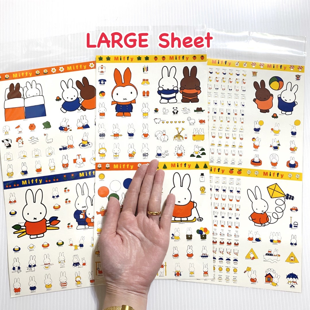 Miffy Stickers Cute Bunny Rabbit Sticker Planner Decor Deco Sticker ...