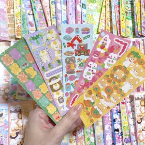 25 Polco Deco Stickers Sheet Cute Toploader Mystery Stickers Pack Shiny ...