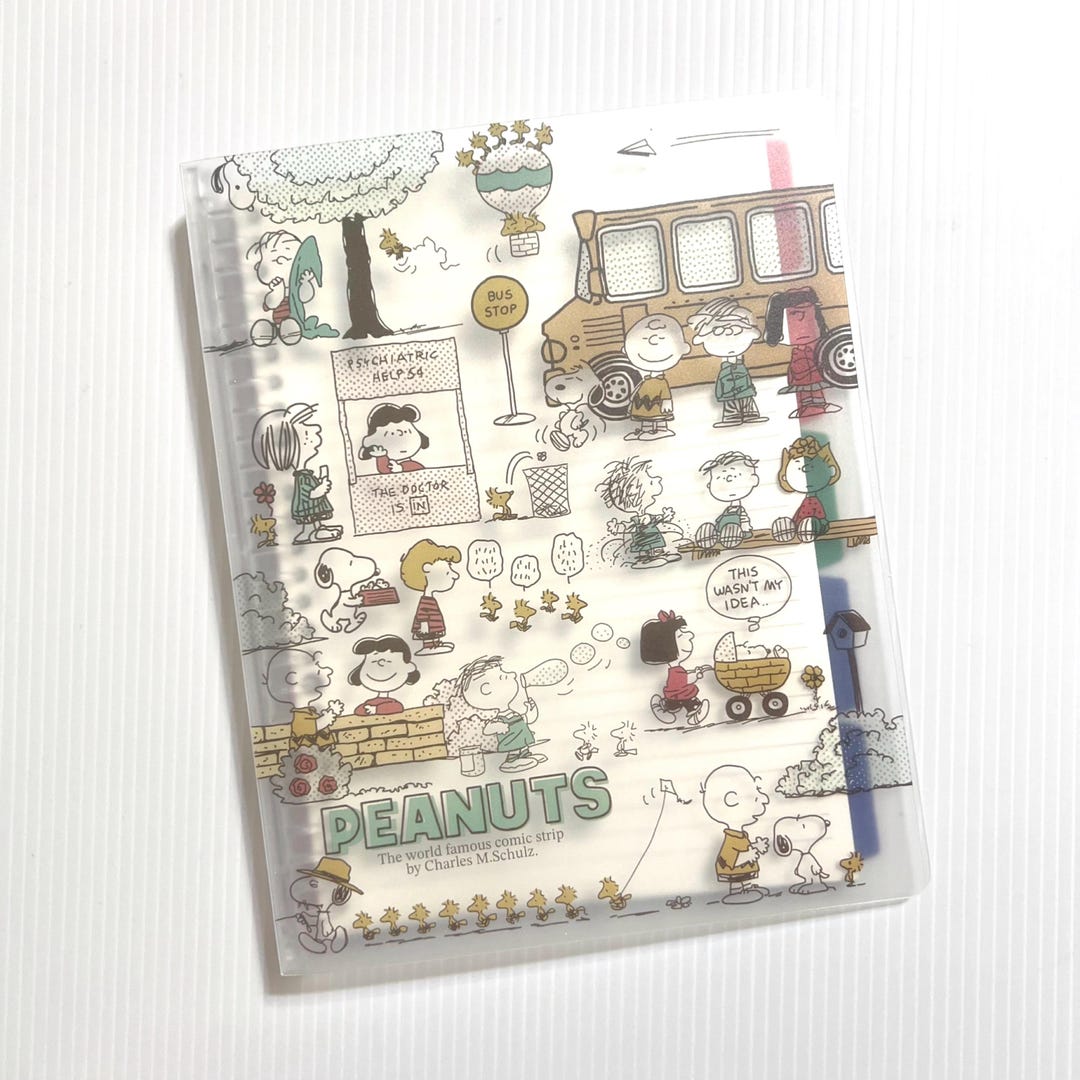 Peanuts Snoopy Binder Notebook - Etsy