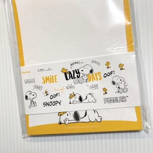Peanuts Snoopy Paper Letter Paper Memo Paper Penpal Snail Mail Friends ...
