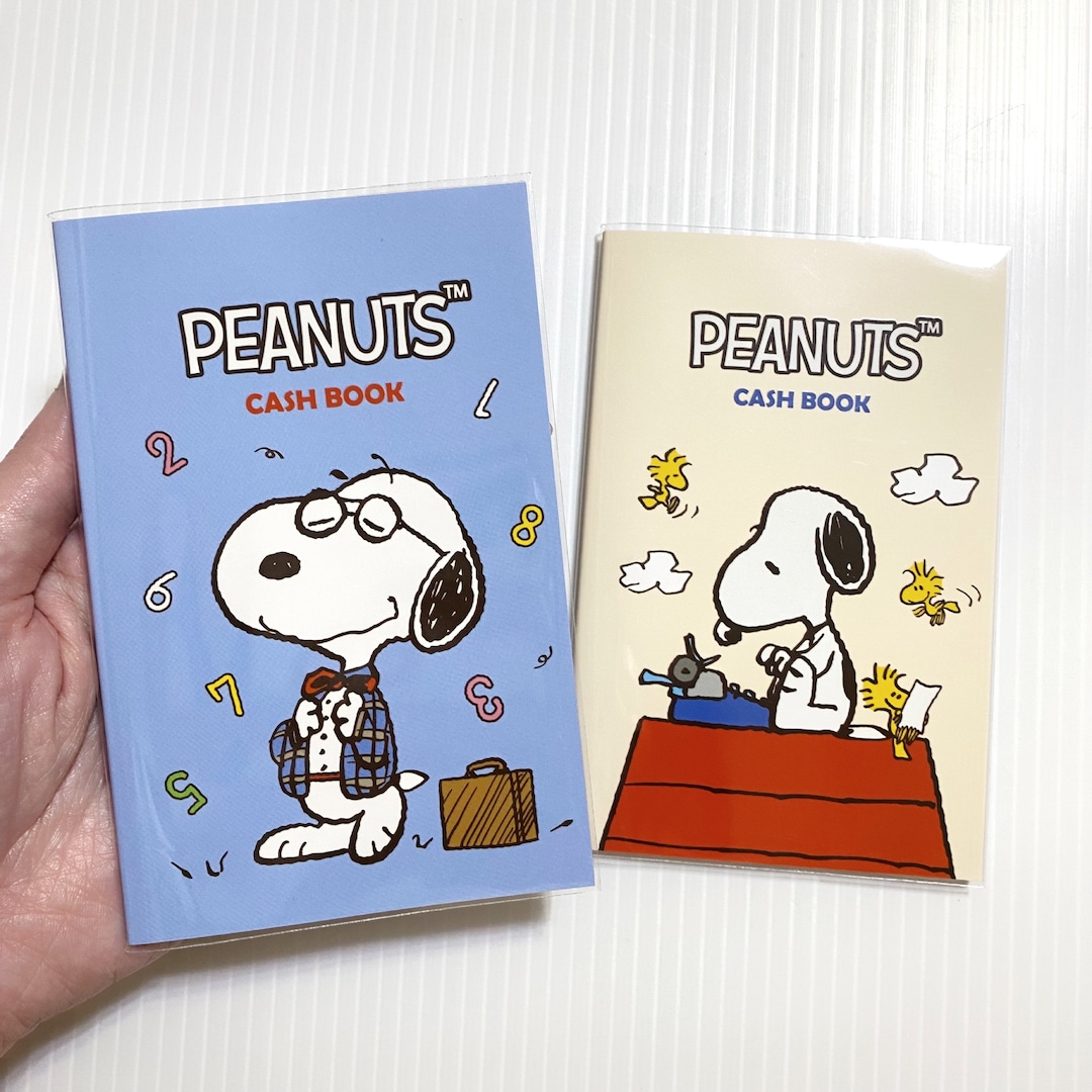 Peanuts Snoopy Cash Book Account Book Housekeeping Book Budget Expense ...