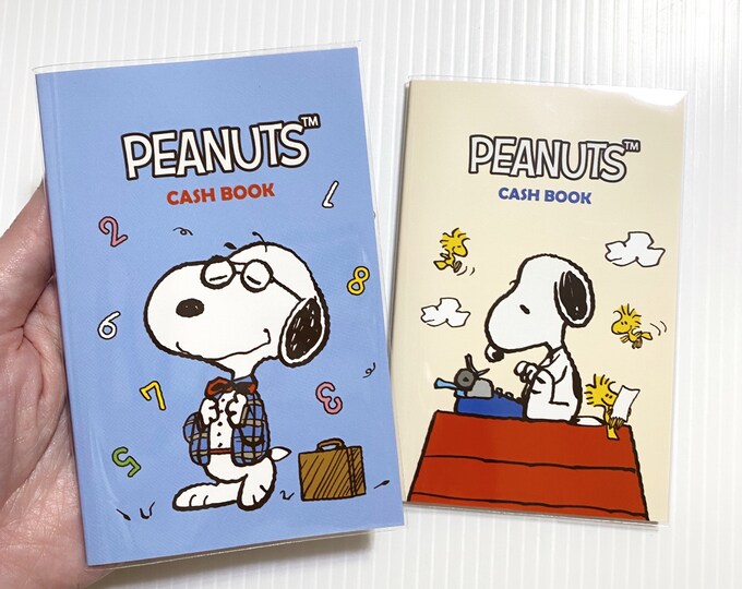 Peanuts Snoopy Cash Book Account Book Housekeeping Book Budget Expense ...
