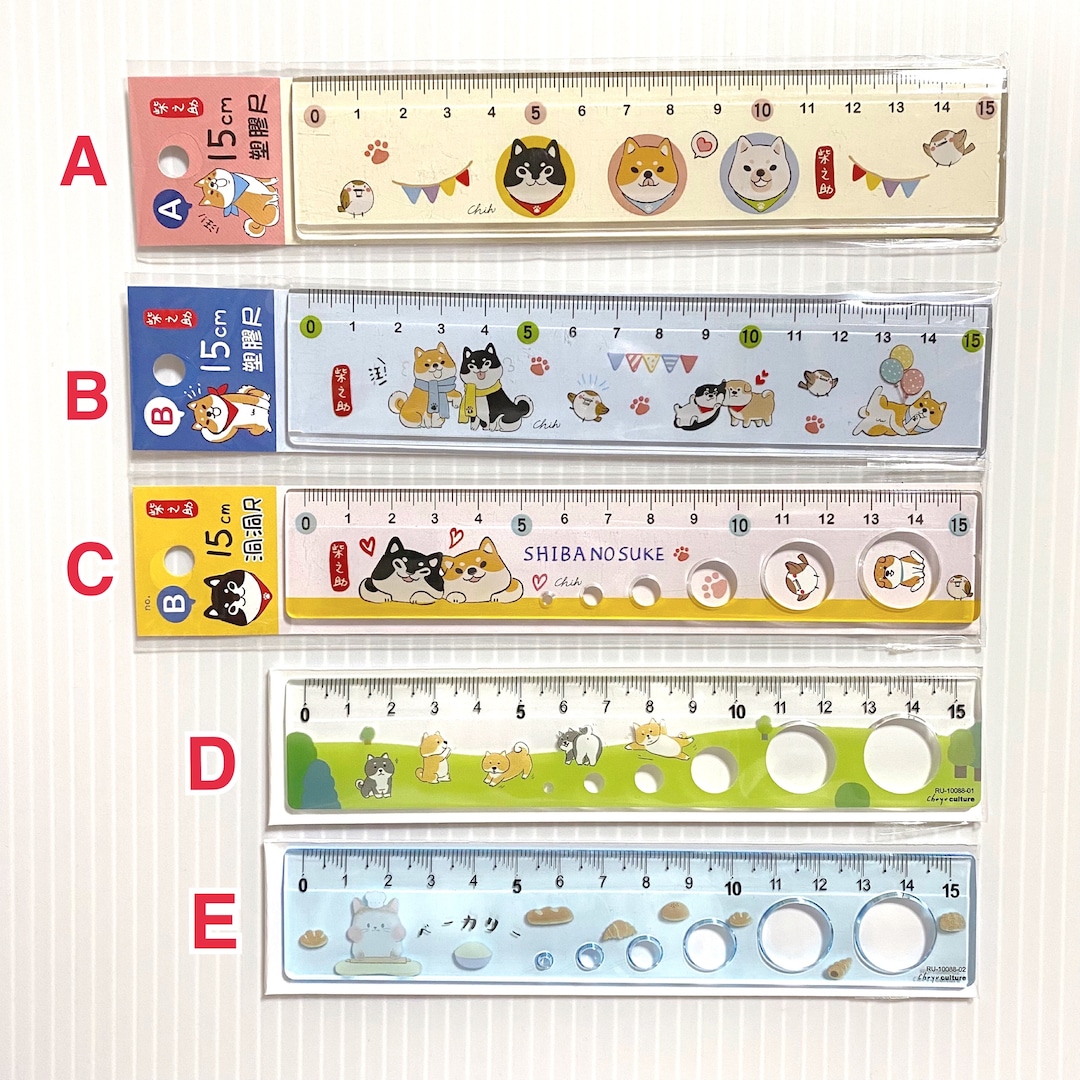 Cute Rulers Animal Ruler Shiba Inu Measure Ruler Office Back to School ...
