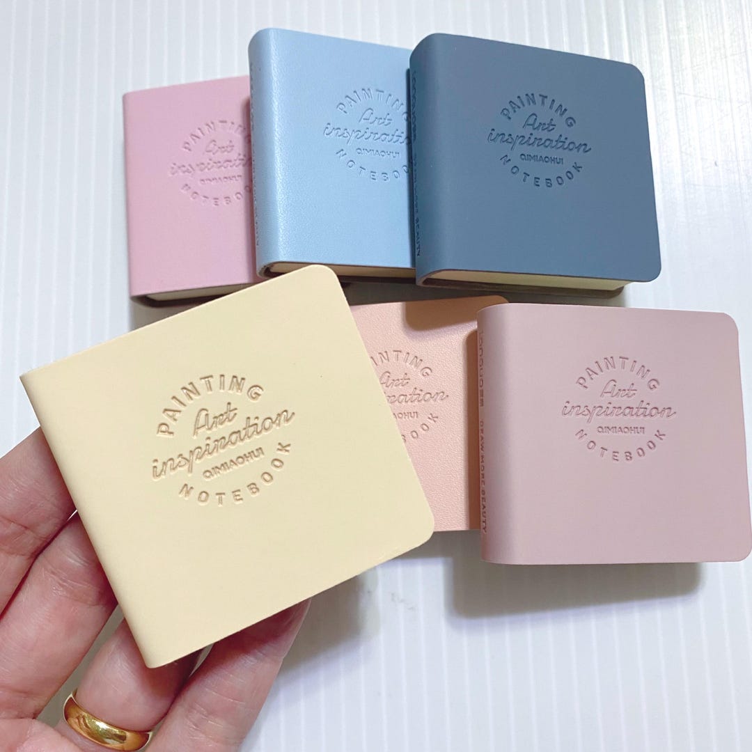 Mini Notebook Cute Painting Sketch Art Stationery Memo - Etsy