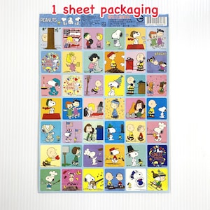 Peanuts Snoopy Stickers Cute Planner Decor Deco Sticker Scrapbooking ...
