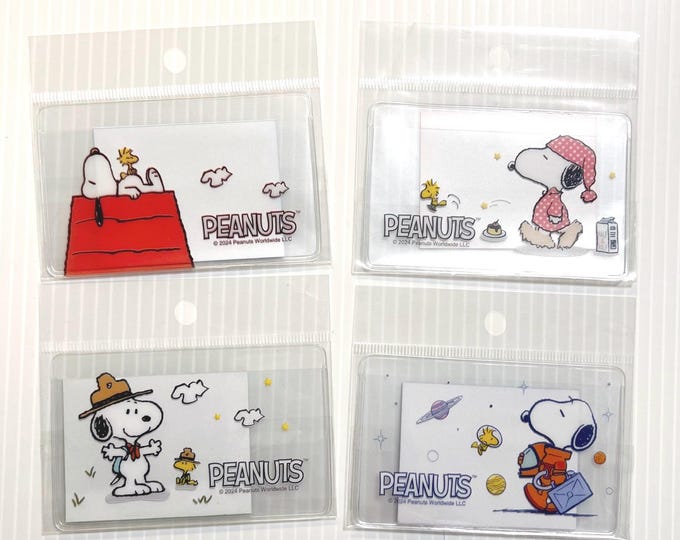 Snoopy Card Case Card Holder - Etsy
