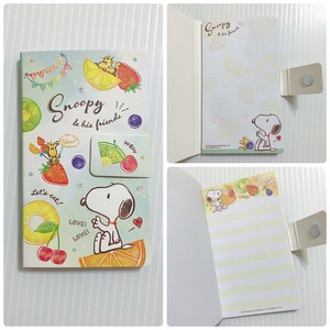 Peanuts Snoopy Memo Pad Planner Decor Journaling Schedule - Etsy