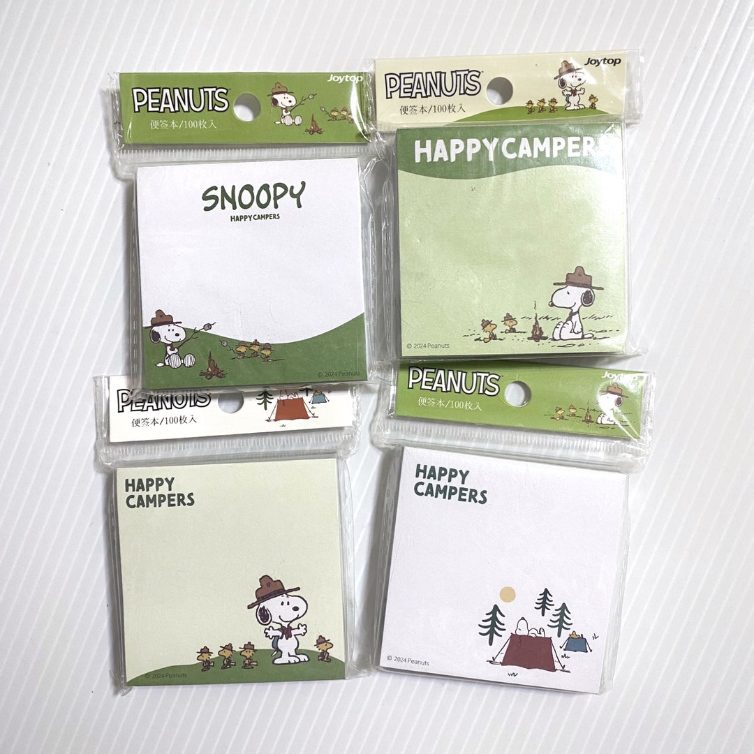 Peanuts Snoopy Memo Pad Planner Decor Journaling Schedule - Etsy