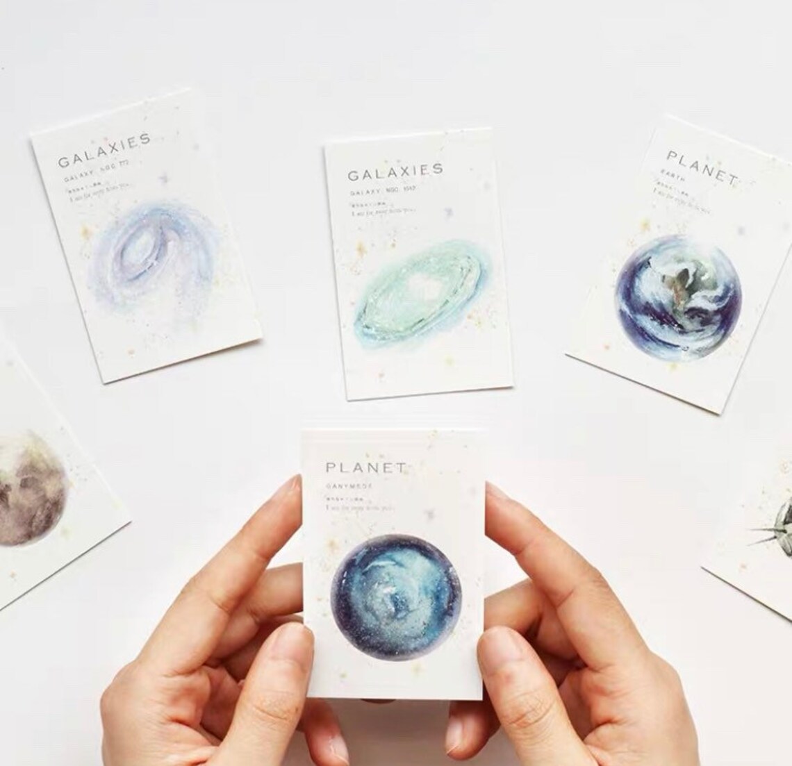 28pcs Universe Card Set Small Cards Message Card Space Card | Etsy