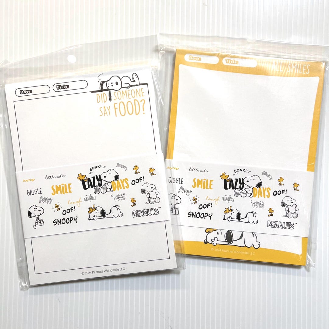 Peanuts Snoopy Paper Letter Paper Memo Paper Penpal Snail Mail Friends ...