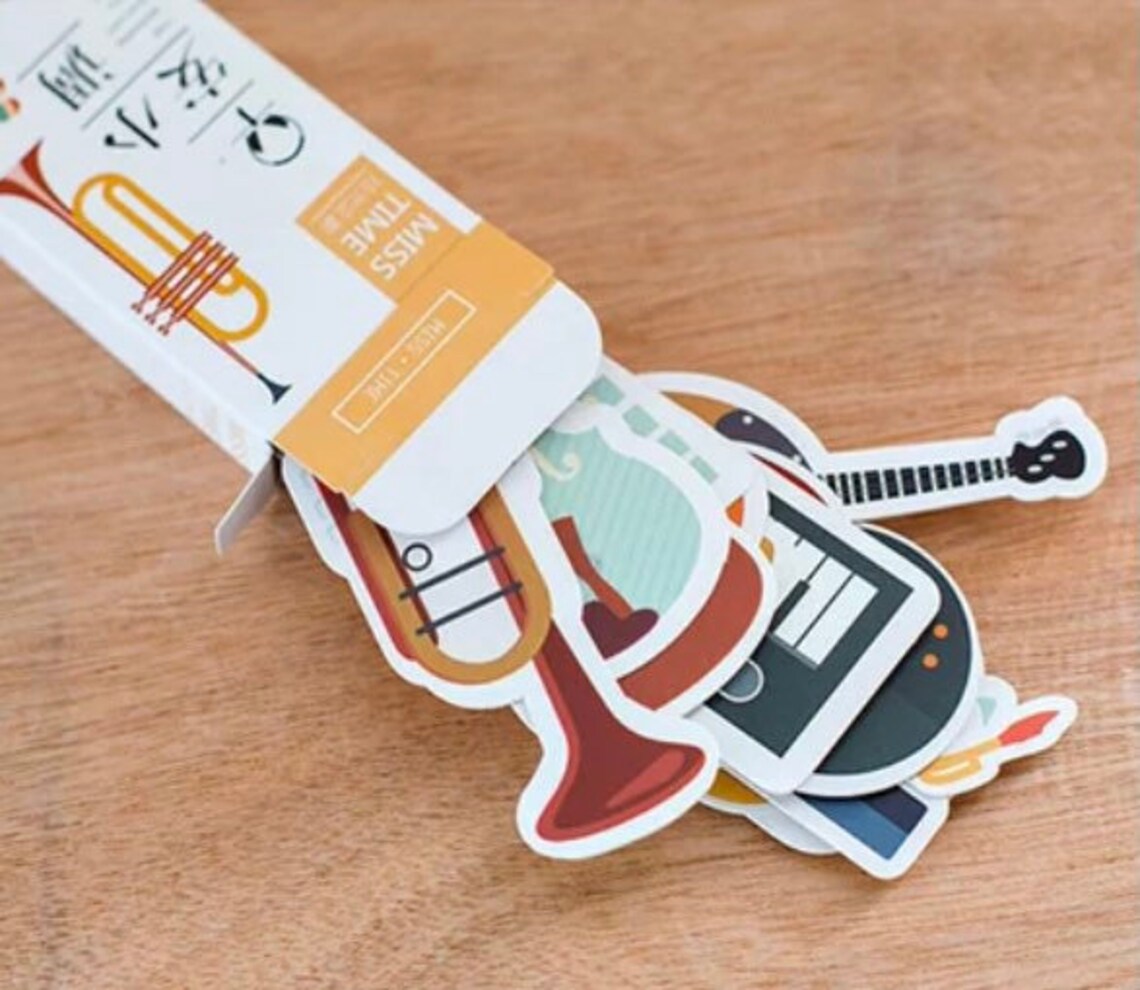 30pcs Musical Instrument Bookmarks Music Bookmark Set Book | Etsy