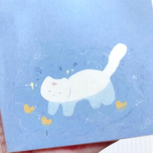 Cat Memo Pad Planner Cute Note Paper - Etsy