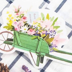 30pcs Little Shop Postcard Set Diecut Postcards Oddshaped Cards Store ...