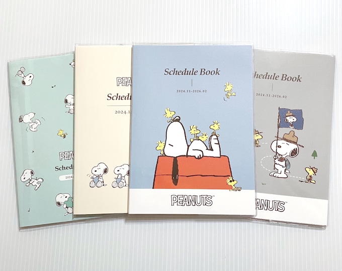 Peanuts 2025 Snoopy Schedule Book Monthly Planner Calendar Book Office ...