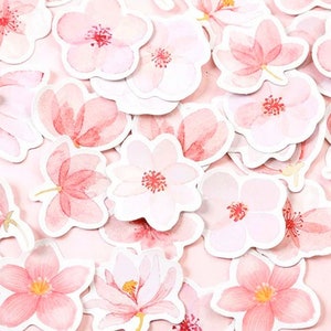45pcs Sakura Sticker Pack Cherry Blossom Stickers Flower Stickers ...