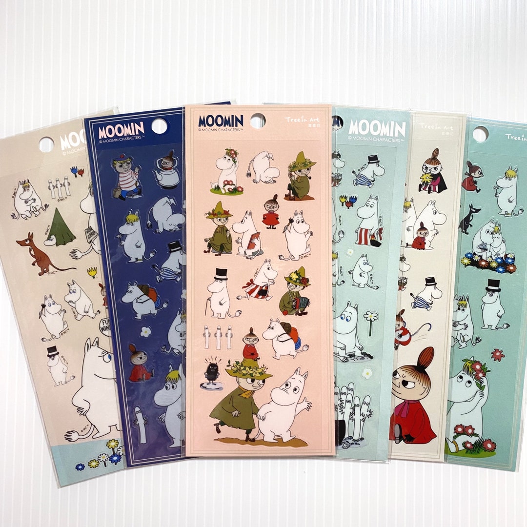 Moomin Stickers Scrapbooking Journaling Cute Planner Decor - Etsy