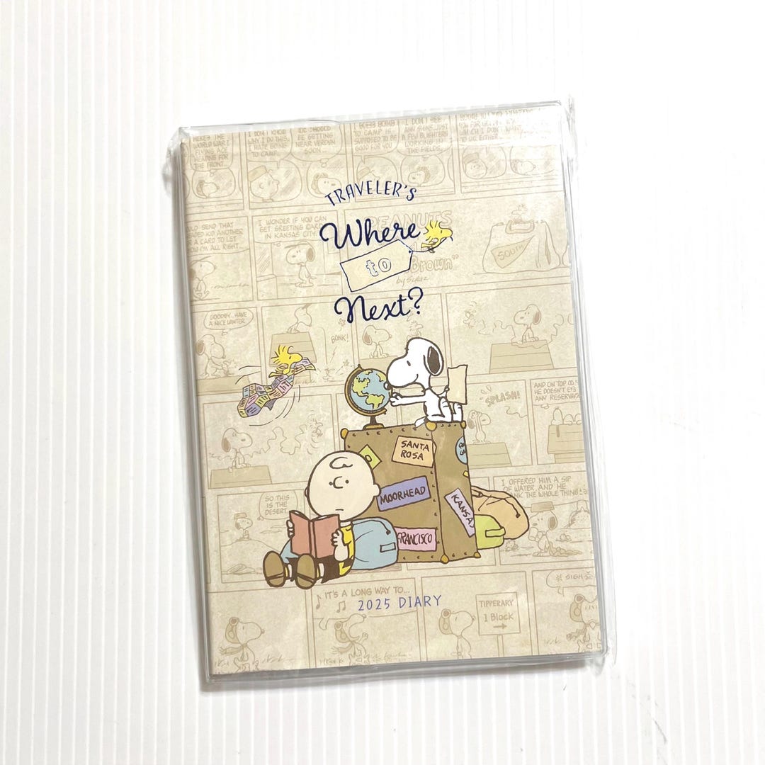 Peanuts 2025 Snoopy Schedule Book Weekly Planner Monthly Calendar Book ...