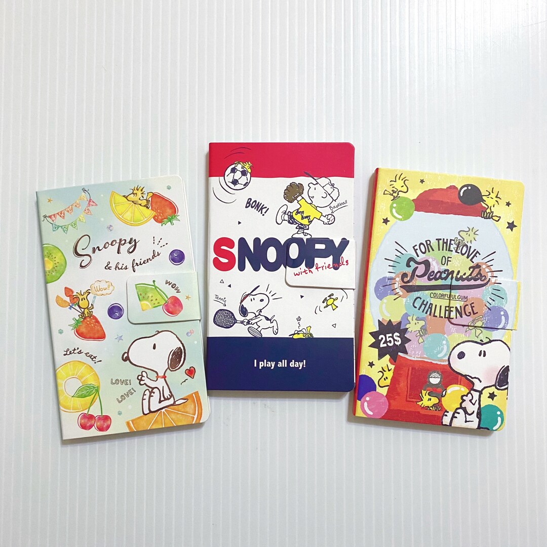 Peanuts Snoopy Memo Pad Planner Decor Journaling Schedule - Etsy