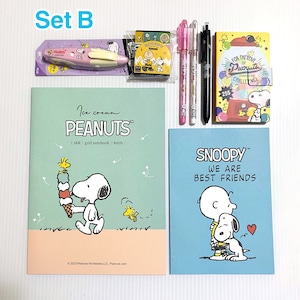 Snoopy Gift Set Cute Stationery Set Journal Notebooks Christmas Back to ...