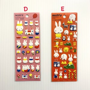 Miffy Sticker Puffy Stickers 3D Stickers Bunny Rabbit Puff Scrapbooking ...