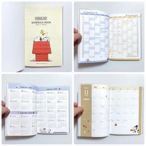 Peanuts 2025 Snoopy Schedule Book Weekly Planner Monthly Calendar Book ...