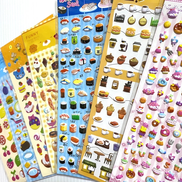 Puffy Stickers - Etsy