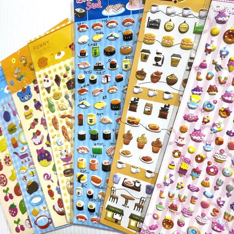 Puffy Stickers - Etsy
