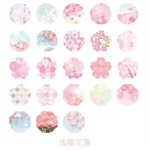 45pcs Sakura Sticker Pack Cherry Blossom Flower Spring Floral Deco ...