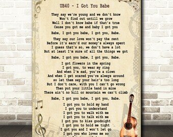 I got you babe | Etsy