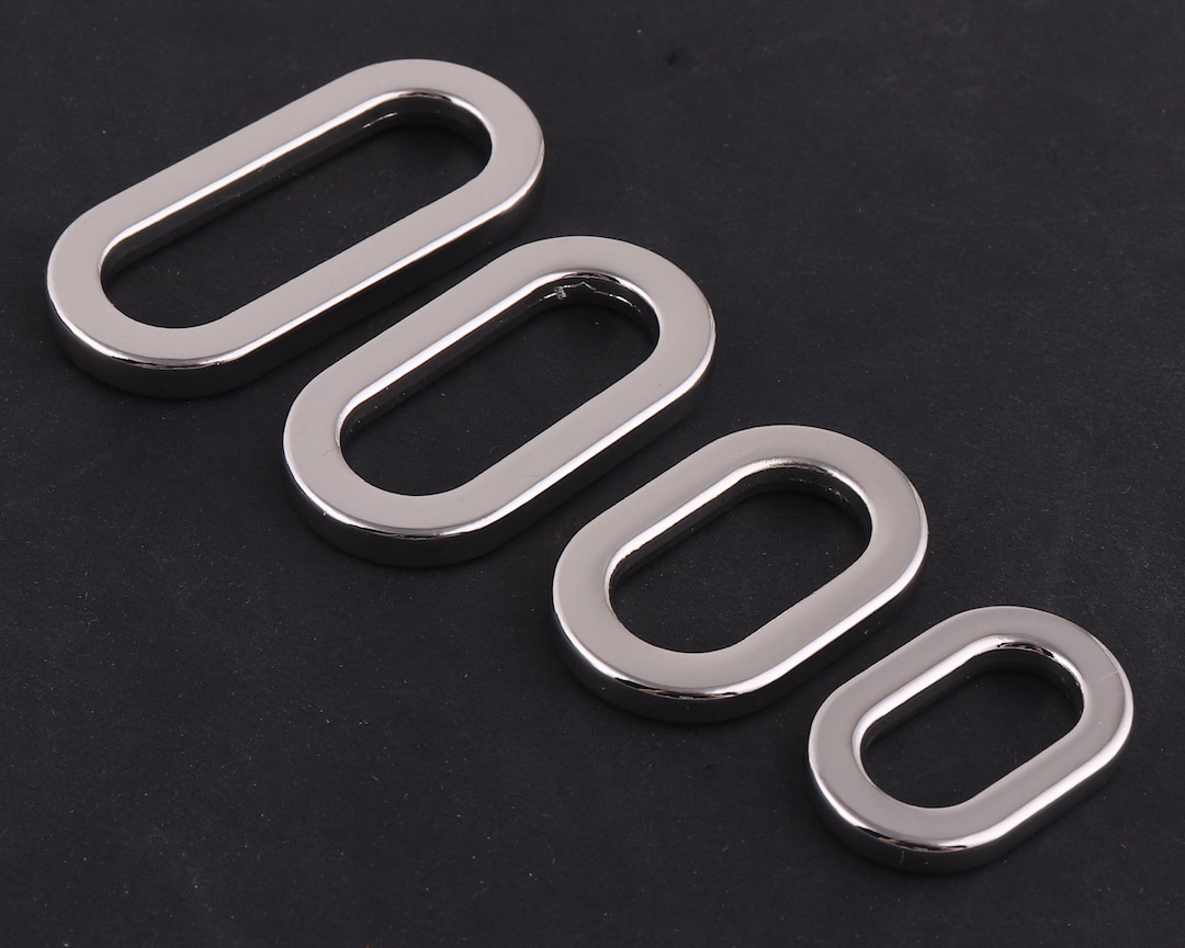 16-31mm Silver Metal Oval Loop Ring,bag Strap Buckle Purse Ring,oval ...