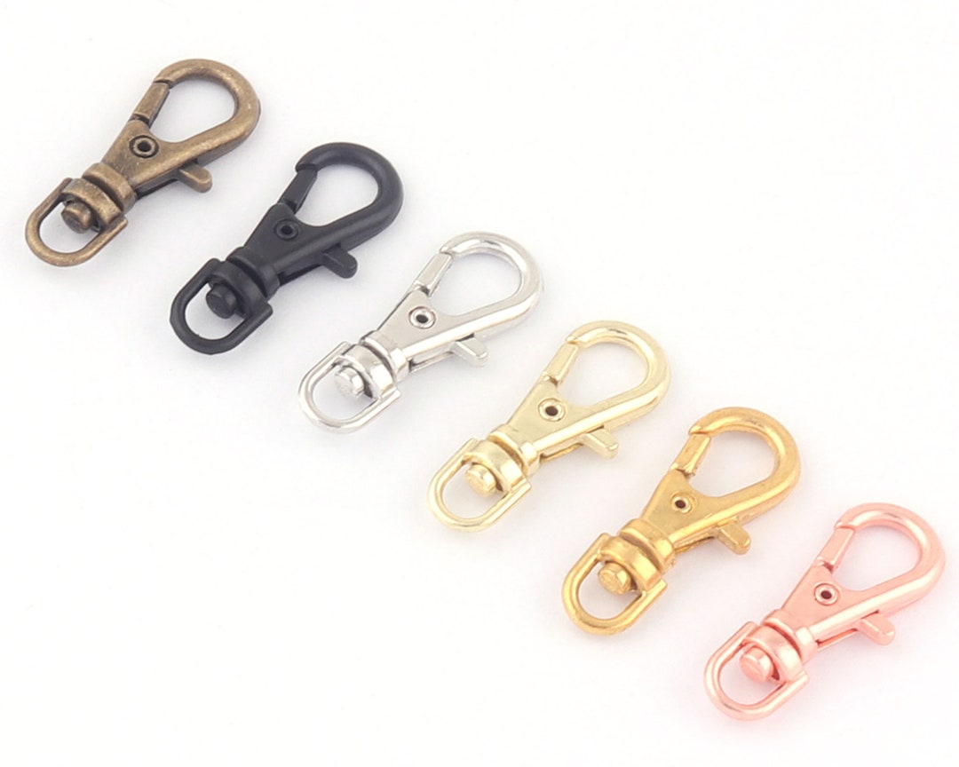 3mm Rose Gold Mini Swivel Clasps Claw,swivel Dog Hook,key Ring Lobster ...