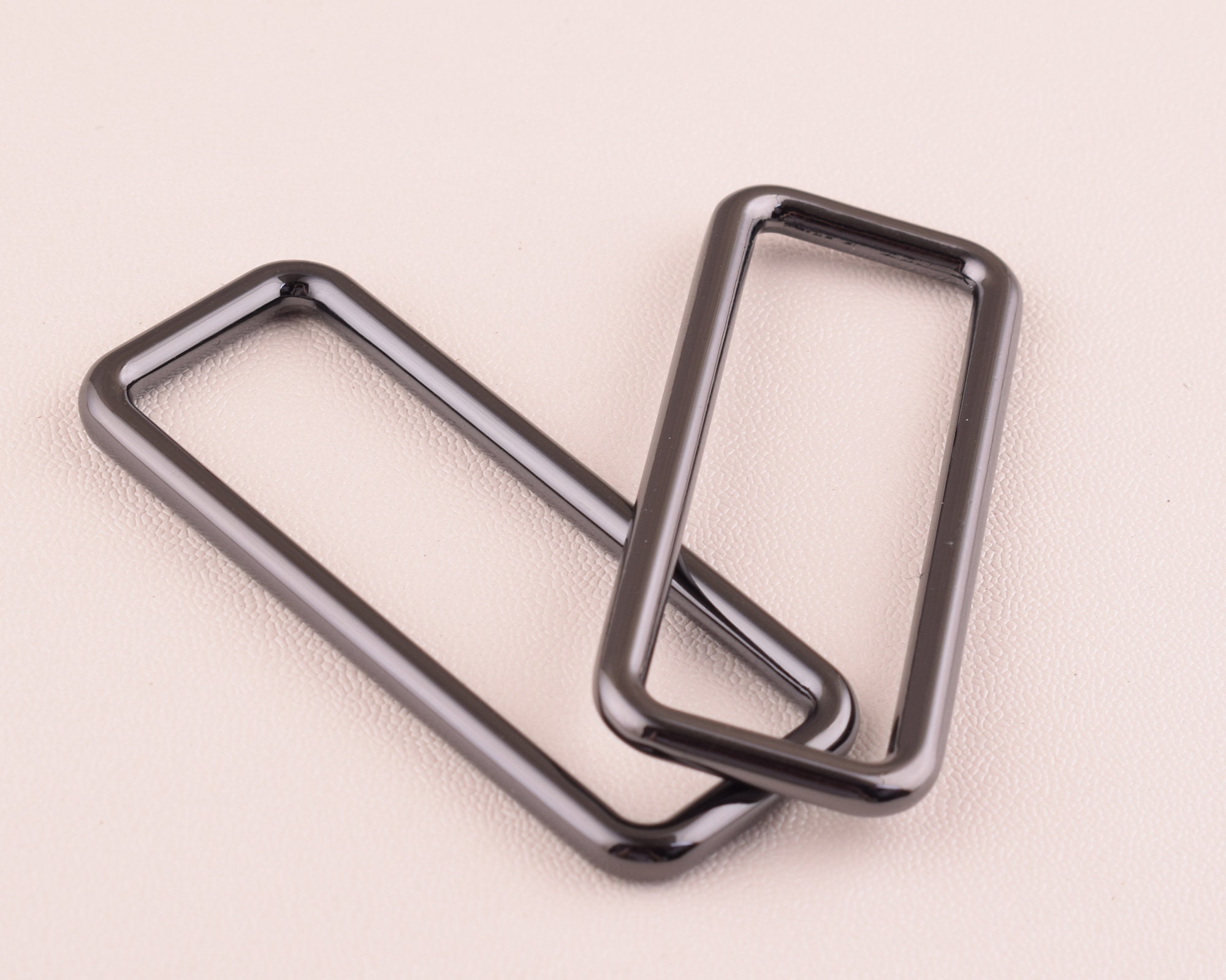 2inch (50mm)gunmetal Rectangle Purse Ring,square Ring,strap Rectangle ...