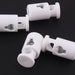 215 Mm White Elastic Cord Toggle Cord Lock Stopper Cord Toggle Lock ...
