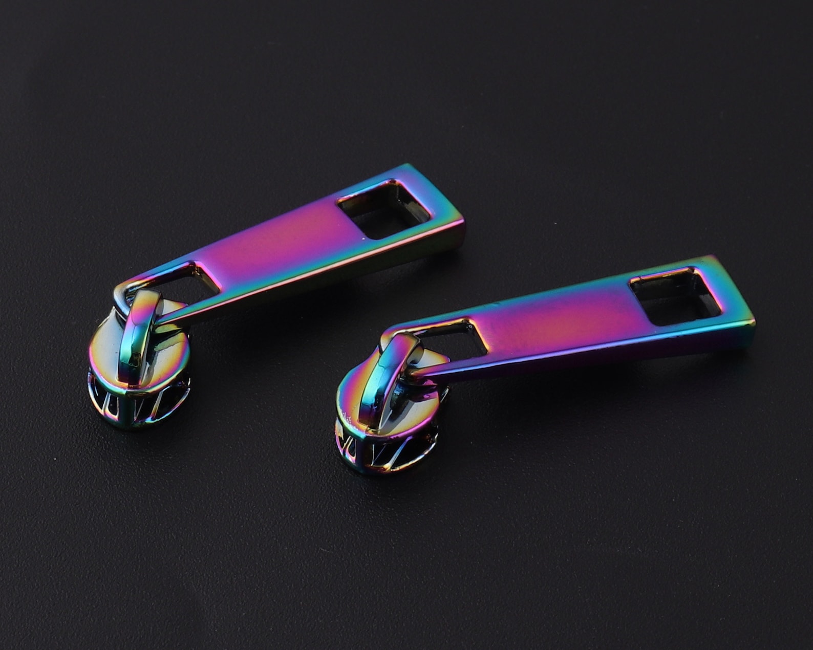 Rainbow 3 and 5 Zipper Heads Pullermetal Zipper - Etsy