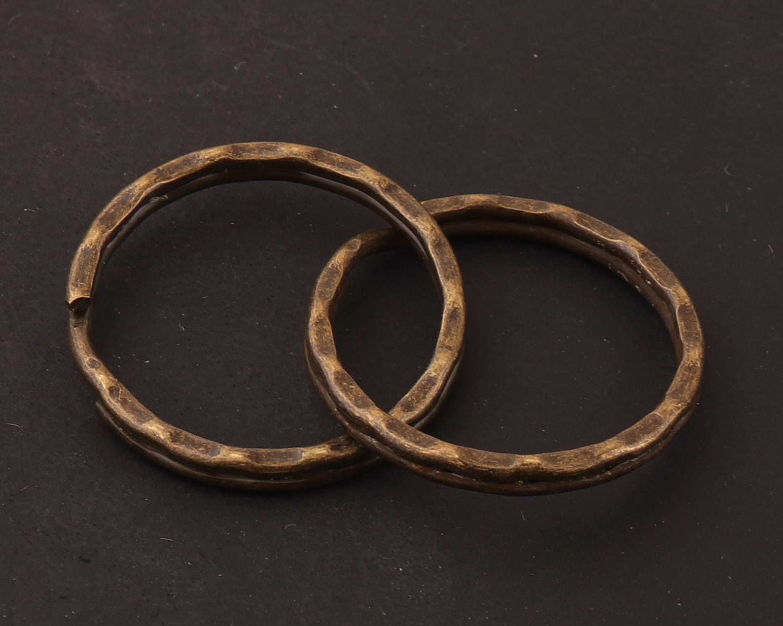 50pcs 1 inch 25mm bronze Split RingsJump Rings Double Loops | Etsy