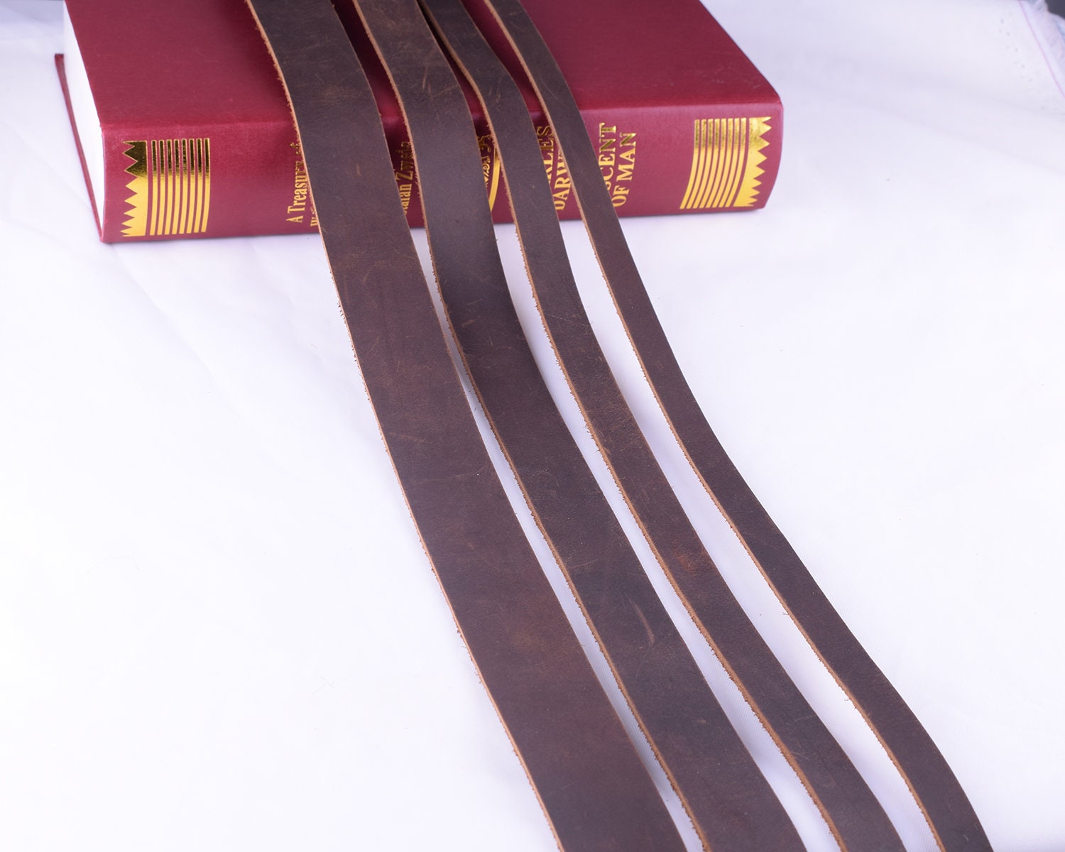 Genuine Leather Straps/ Lace Corddark Brown Leather Lace - Etsy Norway