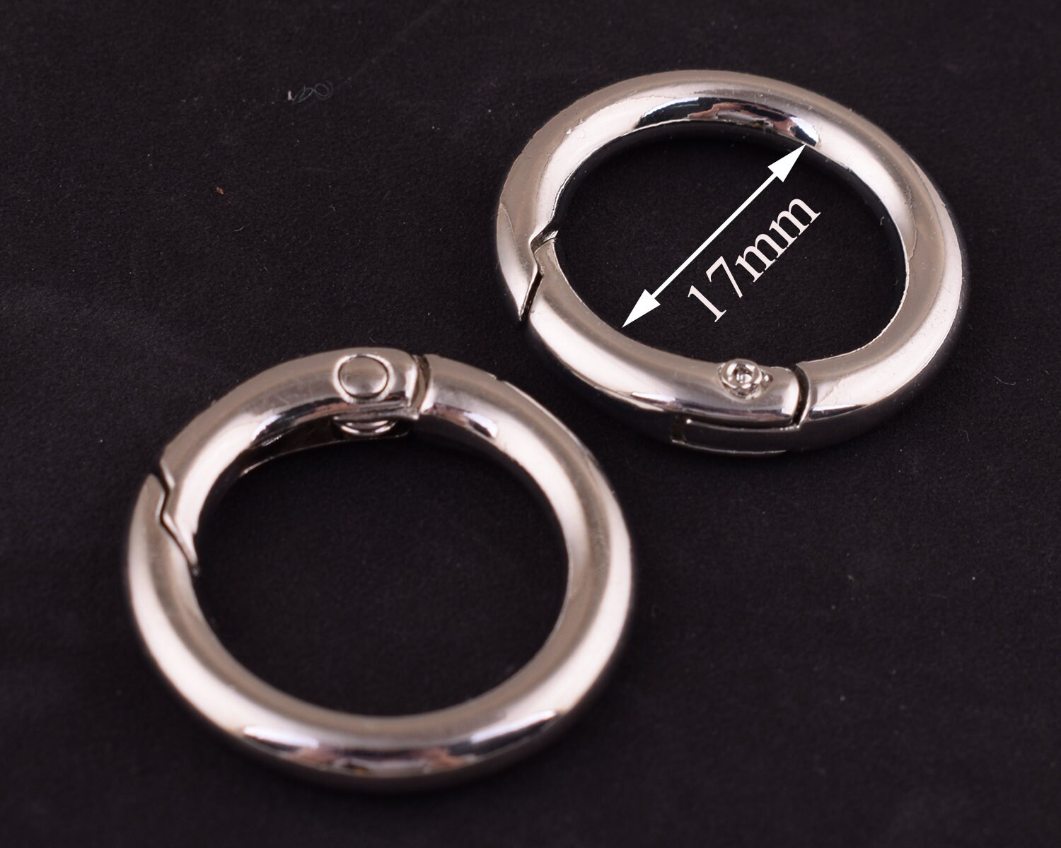 17 mm small O ring Spring gate ring metal o rings spring ring | Etsy