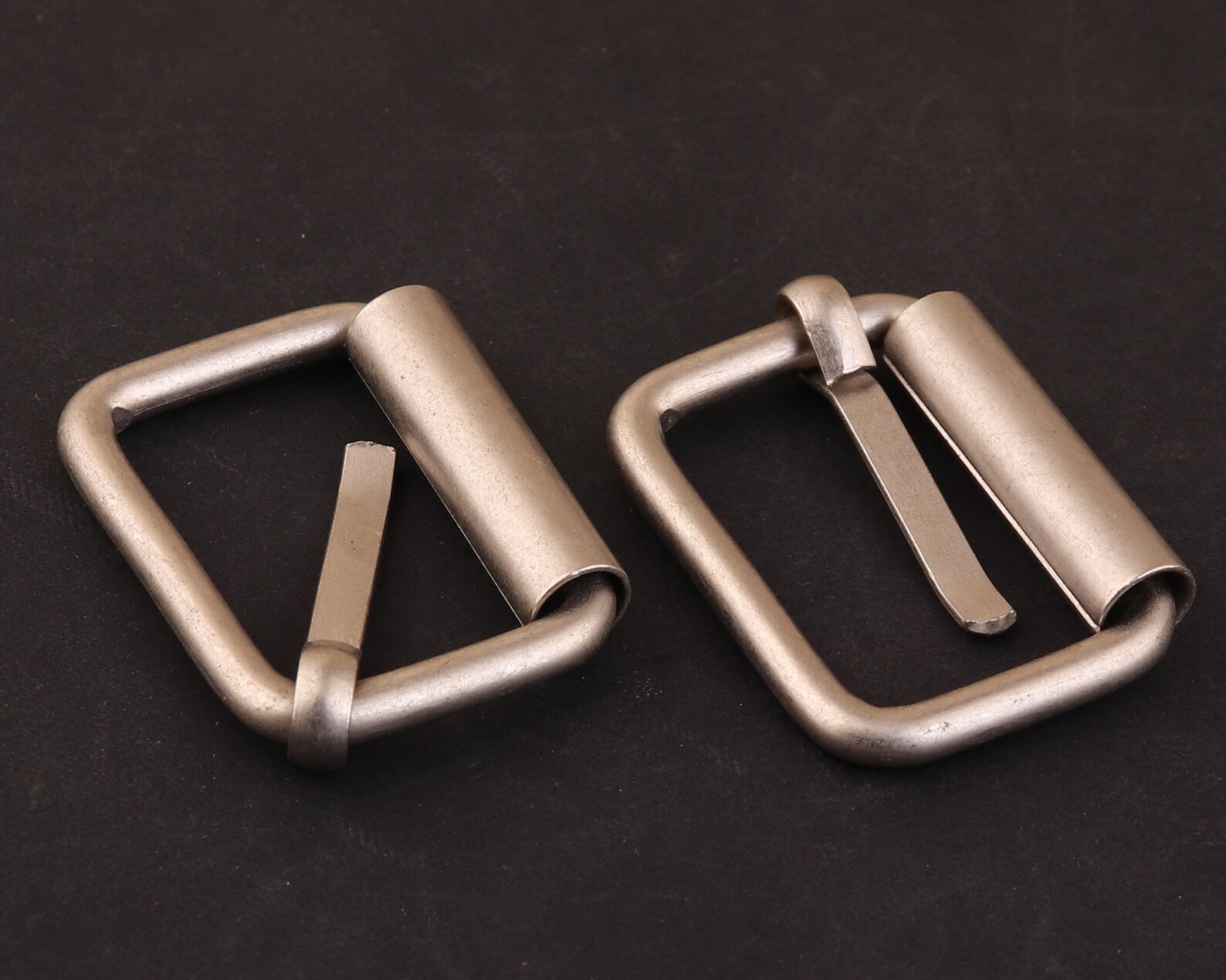 33mm and 25mm Matte Silver Adjustable Belt Buckle Metal Slide - Etsy