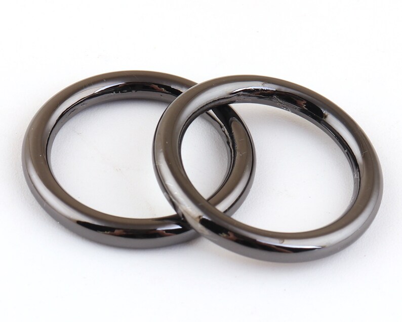 3/4 Inch19 Mmgunmetal Mini Metal O Rings Purse Ring Round - Etsy
