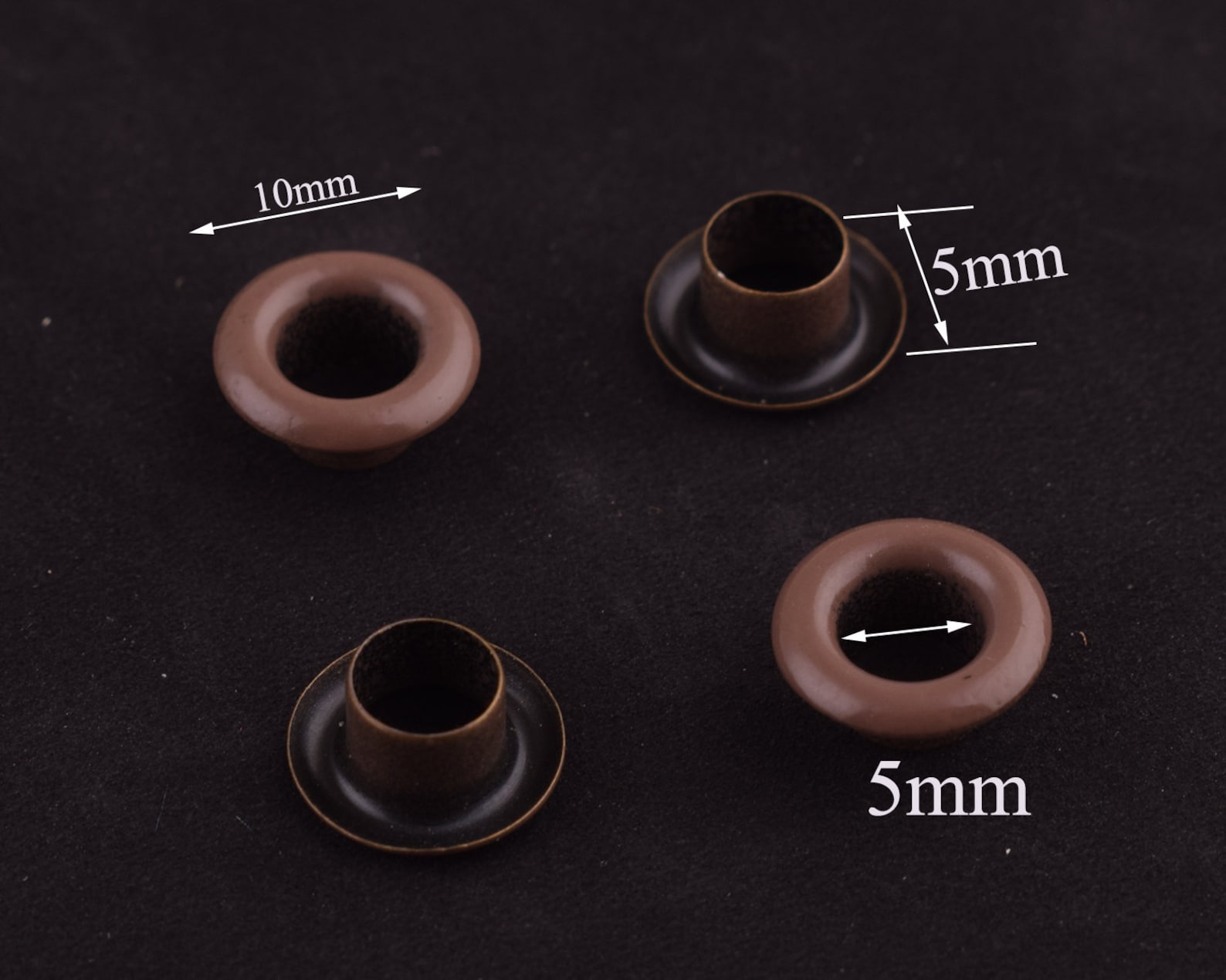 100pcs 5mm Antique Copper Eyelet Grommets Hole Round Eyelets - Etsy