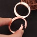 30mm Round Ring Rose Gold Spring Gate Ring O-rings Spring Ring Clasp ...