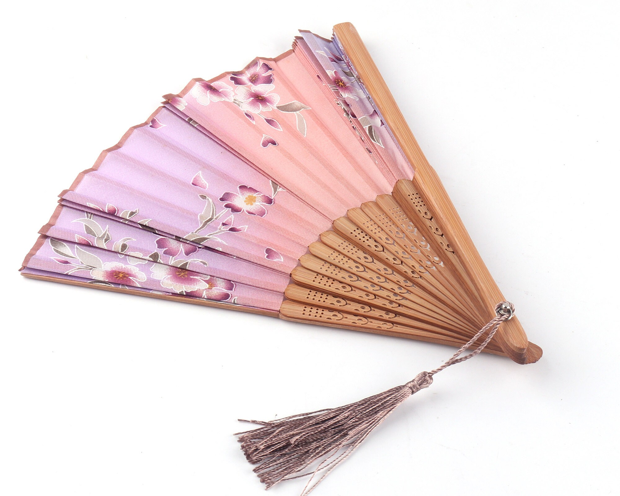 Red Hand Fanswedding Fans Party favor Floral Flower fans | Etsy