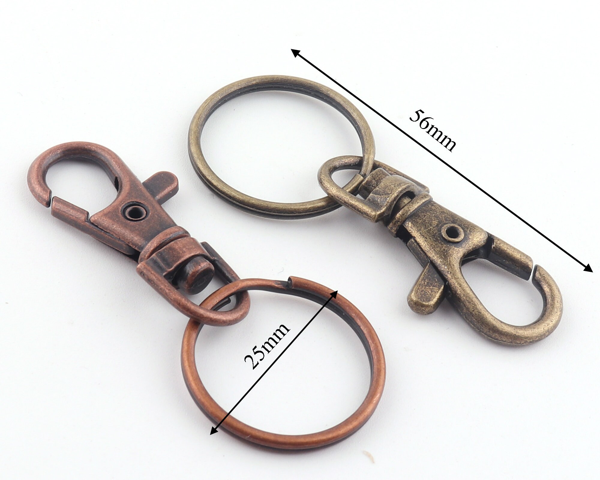 Swivel Clasp Clipkeychain Claspkey Clipslobster Claspsnap - Etsy