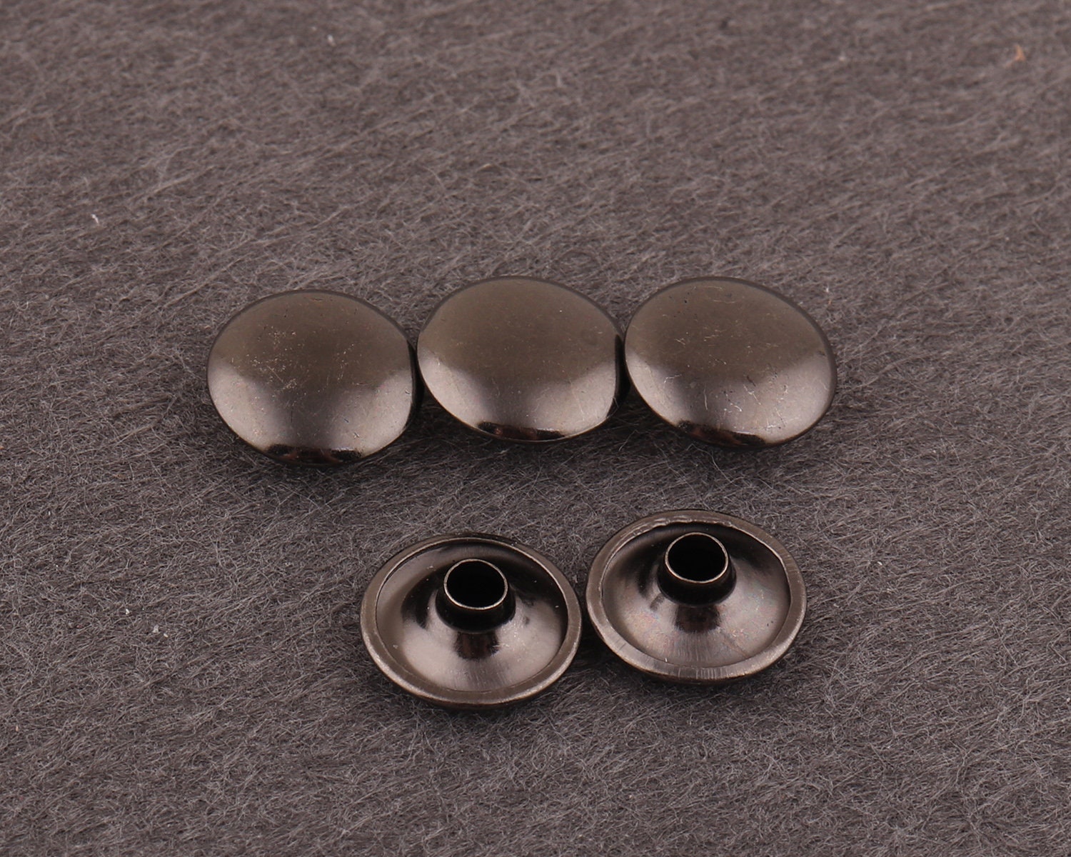 Gunmetal Studs Rivets 50 Sets 1214 Mm Metal Button Studs - Etsy