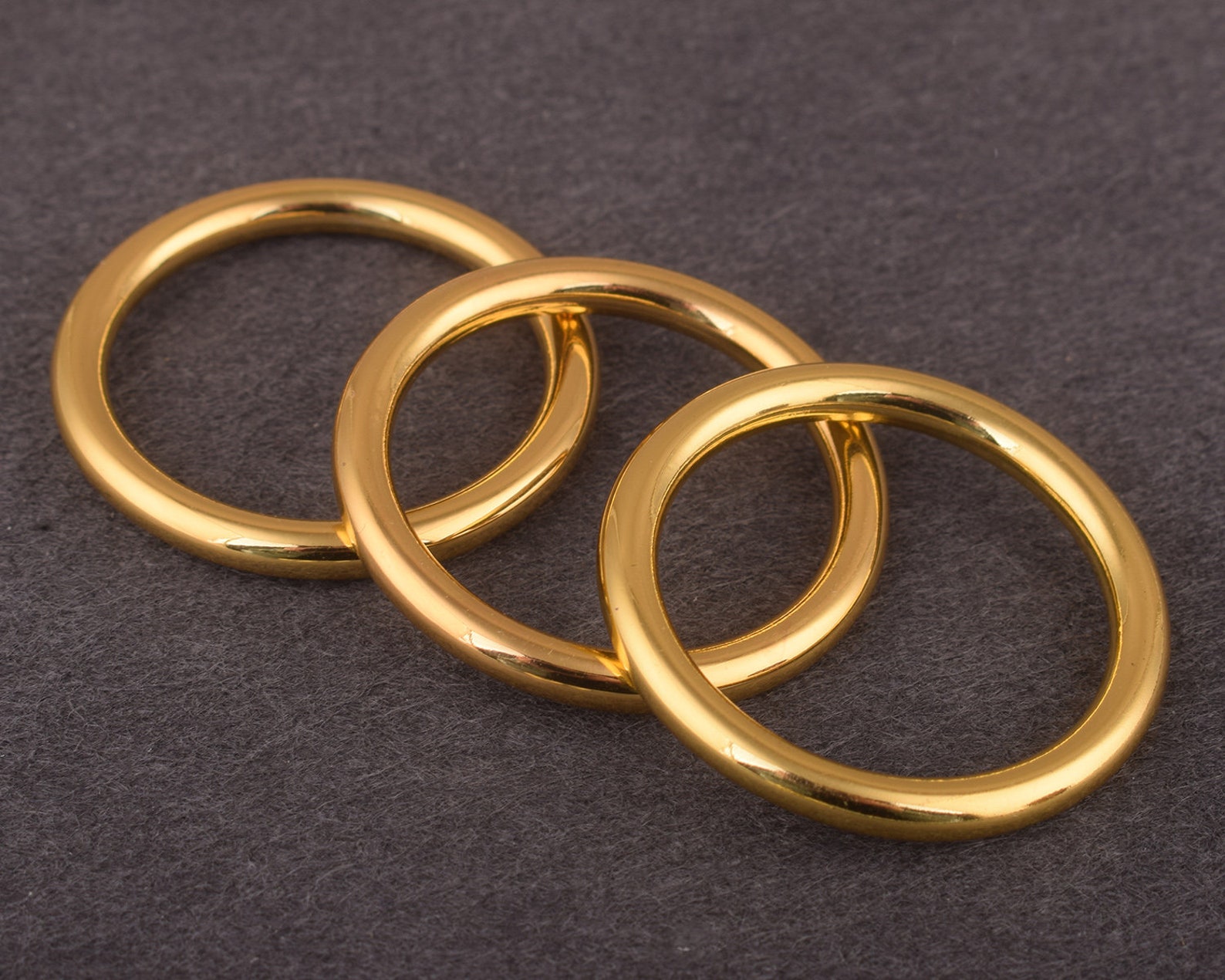 6pcs Gold O Rings Buckles-choker Beltcollar Zipperchain - Etsy